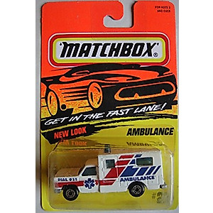 MATCHBOX WHITE AMBULANCE #25