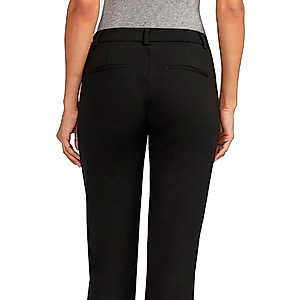 JAG Jeans Women's Alayne Mid Rise Baby Bootcut Jeans, Black, 8