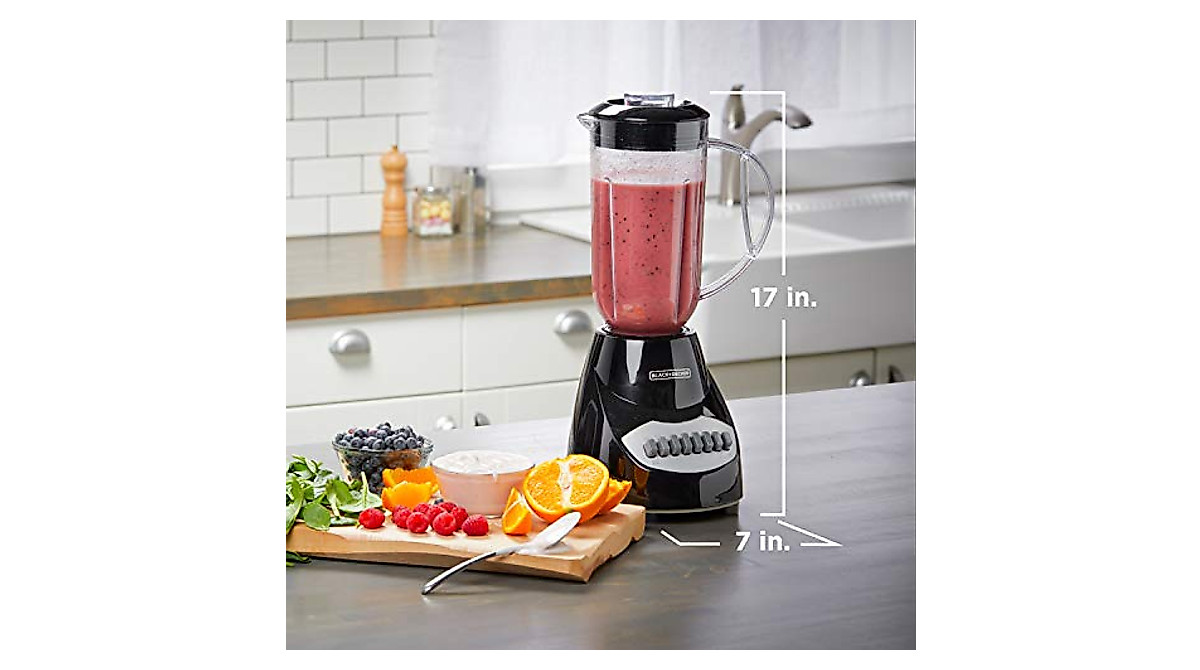 BLACK+DECKER Counter Top Blender - Efficient Blending Power