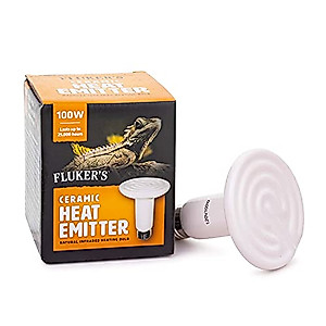 Fluker's Ceramic Heat Emitter for Reptiles Black, 100 Watts