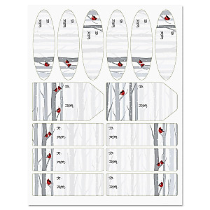 Current Forest Friends Silver Christmas Rolled Wrapping Paper - Premium Jumbo 23-Inch x 32-Foot Gift Wrap Roll, 61 Square Feet Total