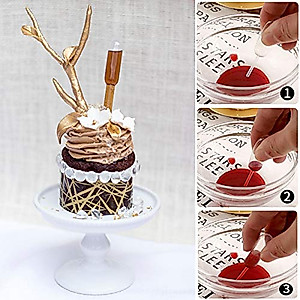 LanMa 150pcs Cupcakes Pipettes 4mL Plastic Pipettes Squeeze Transfer Pipettes for Strawberries Chocolate Ice Cream Mini Dropper