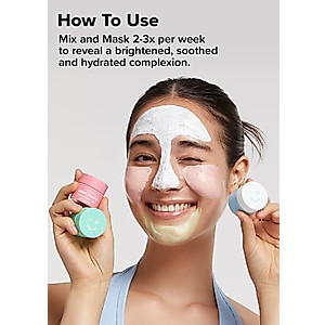 I DEW CARE Korean Wash Off Face Mask Gift Set - Mini Scoops | With Hyaluronic Acid, Self Skin Care | Facial Treatment, Vegan, Cruelty-Free, Paraben-Free, Valentine Day Gifts (3 Flavors)