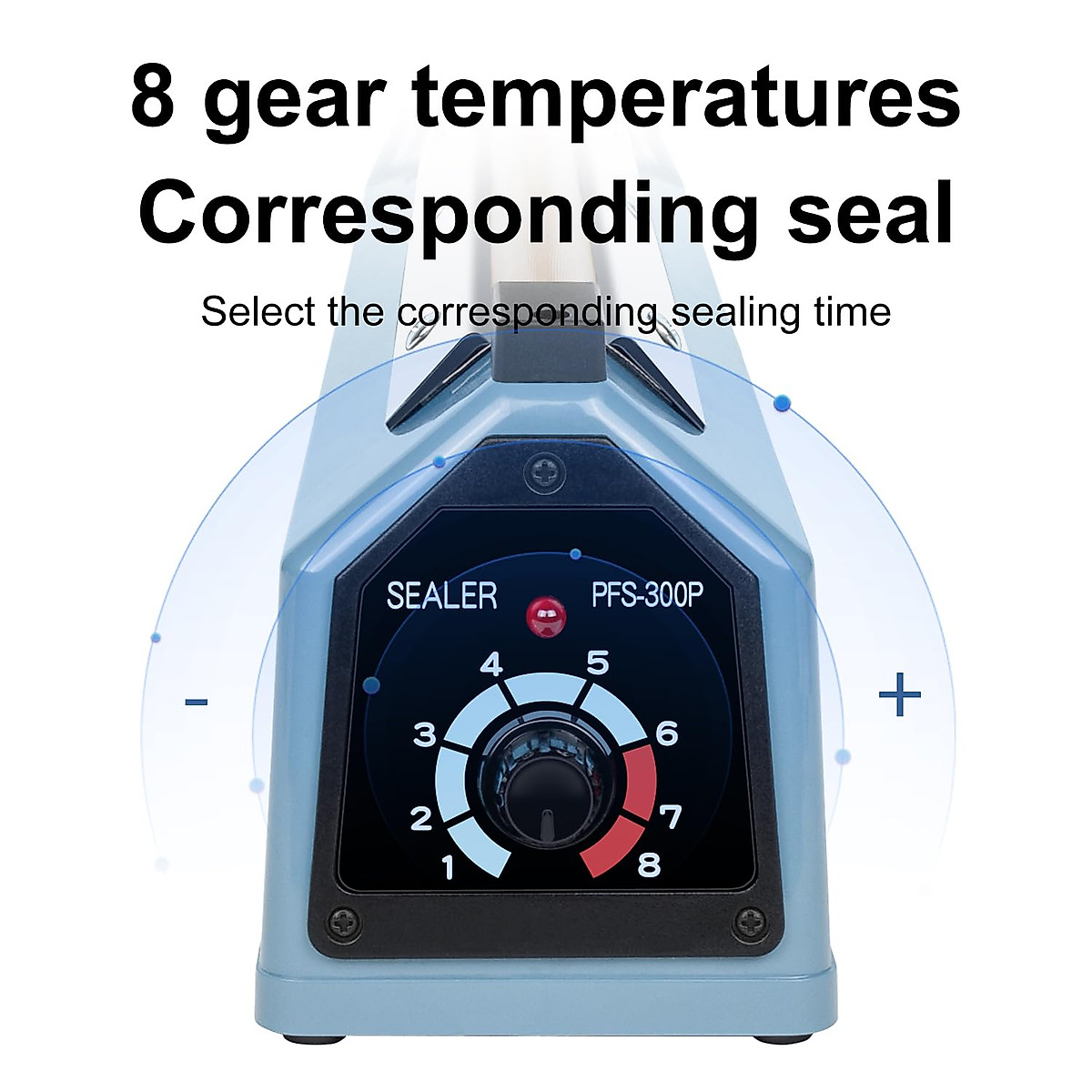 YOYALANP Impulse Sealer 8 inch, Manual Heat Sealer Machine for Plastic Bags, mylar bag Shrink Wrap Bag Sealers Duty Sealing Machine With Repair Kit