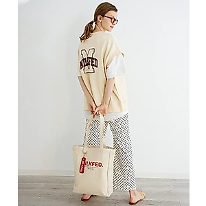 Milkfed PC Pocket Tote Bag, Women's, Red