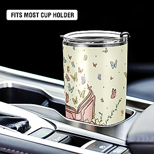 Bad Bananas Book Lovers Gifts - 20oz Stainless Steel Tumbler - Just One More Chapter - Gifts For Readers Mom, Sisters, Wife, Best Friends