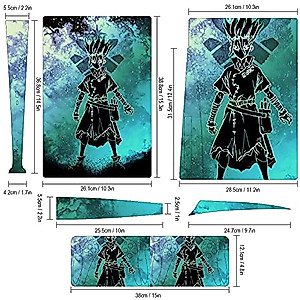 PlayStation 5 optical drive version sticker protective cover, Soul of The Genius ps5 controller protective shell (compatible with ps5 optical drive)