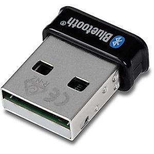 TRENDnet Micro Bluetooth 5.0 USB Adapter, Supports Basic Rate(BR), Bluetooth Low Energy(BLE), Enhanced Data Rate(EDR), 100m (328ft.) Range, Supports Windows OS, Black, TBW-110UB (Pack of 1)