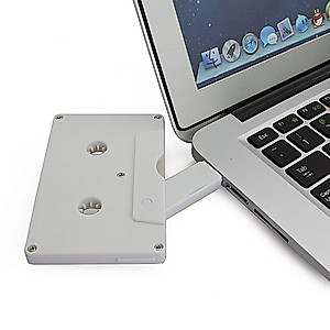 32GB USB 2.0 Flash Drive White Cassette Tape Shape Memory Stick Flash Drive Pendrive Thumb Drive Jump Drive U Disk