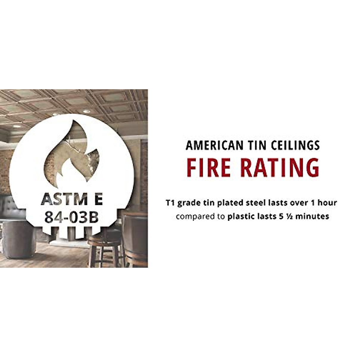 American Tin Ceilings [5-Pack Kit] Nail-Up Metal Tiles Pattern #36 Americana Star Nail-Up Unfinished: 24" x 24" | Genuine Tin | Made in The USA | Model: kit-n-p36-raw