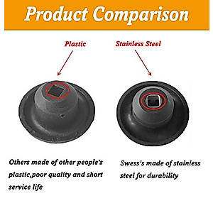 Swess Drive Socket Kit for Vita-mix Blender Replacement Parts-Metal Bottom Socket Kit(4Packs)