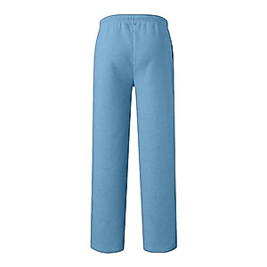 Plus Size Palazzo Pants Metallic Pants Dressy Capri Pants for Woman White High Waisted Pants Woman's Waterproof Rain Pants Womans Hiking Pants Lightweight Woman Pants Casual Z1102a-Light Blue XXL