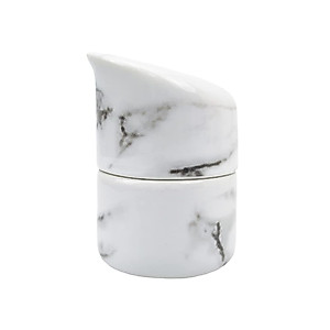 MASSJOY Nordic Creative Toothpick Holder Toothpick Box, Ceramic Home Living Room Cotton Swab Storage Tank, Marbled Toothpick Bucket.