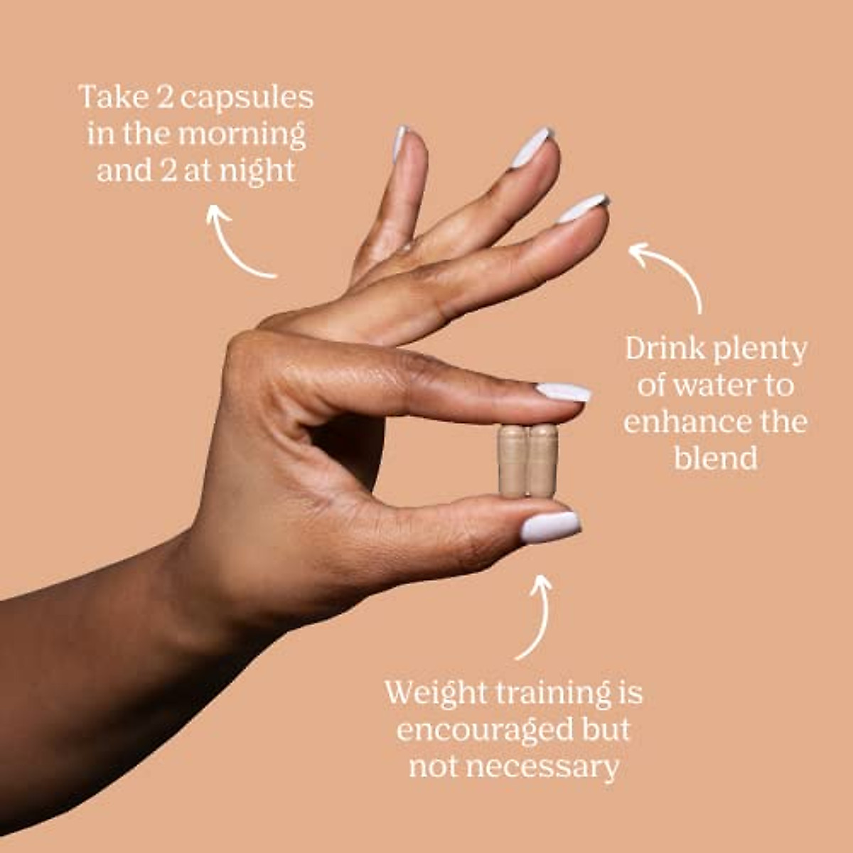 NUTRITHICK Weight Gainer Capsules - with Maca Root, Fenugreek and Creatine for Women - Vegan Appetite Stimulant + Muscle Mass + Hormonal Balance, Vitamin B1, B5, B6 (120 Capsules)