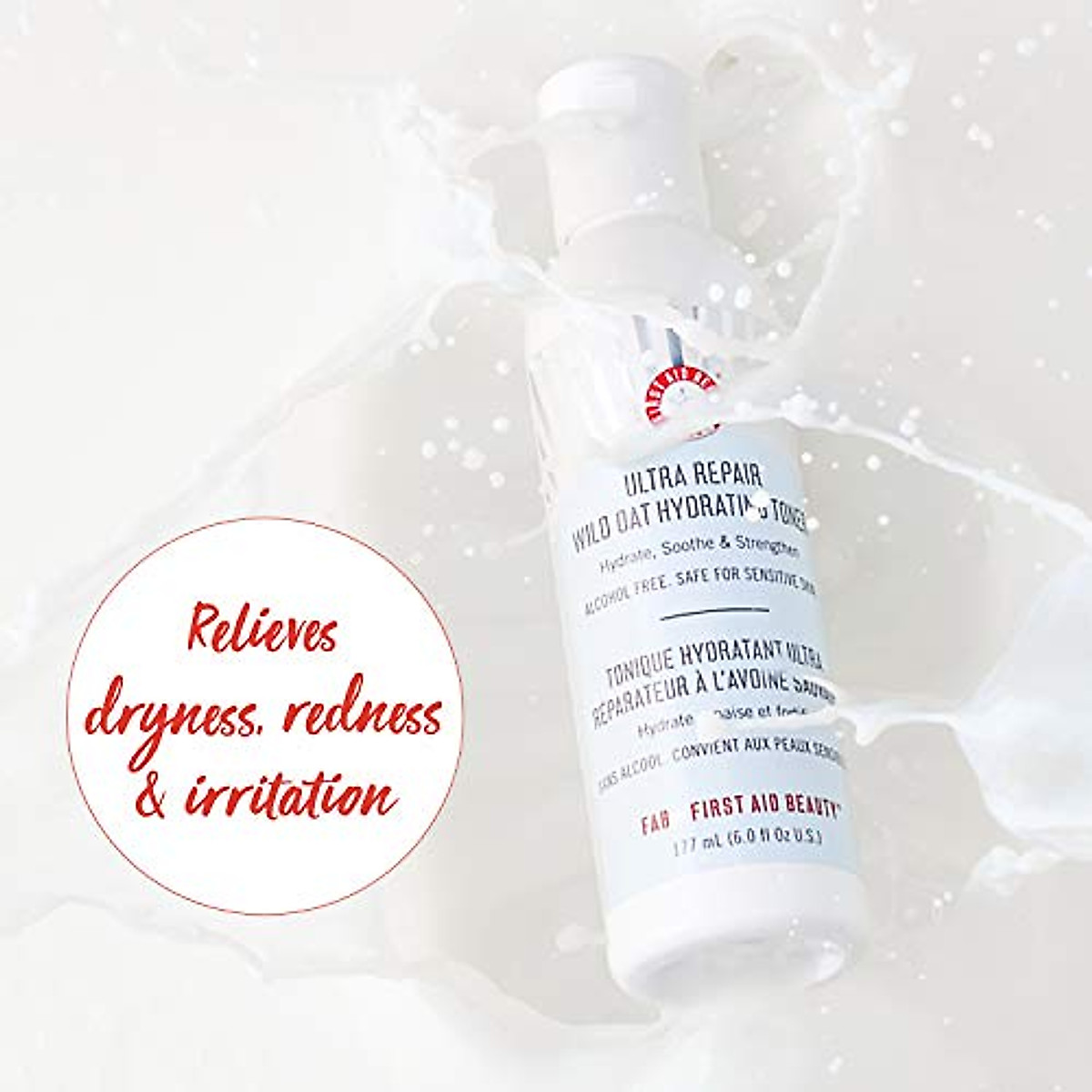 First Aid Beauty Ultra Repair Wild Oat Hydrating Toner, Alcohol-Free Calming Toner