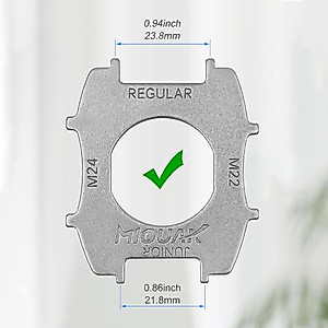 304 Stainless Steel Aerator Key, Can remove faucet aerators with stopper, M24 male faucet aerators Removal Tool, and remove M22, M24 recessed faucet aerators with gears.