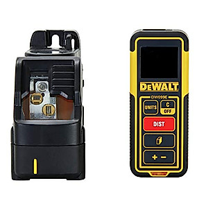 DEWALT TSTAK Laser Level & Laser Measure Tool Kit, Cross Line (DW0889CG)