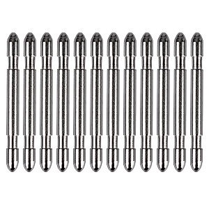6-65042 Steel Track Pins for Lionel O-27 Scale, Train Track Connector Pins Train Lock on 3 Rail Tubular, 0.1'' Diameter and 1'' Height, Pack of 12