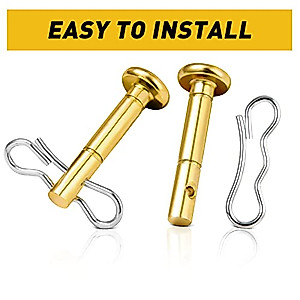 20 Pcs Shear Pins and Cotters Pins for Snowblower - 738-04124 and 714-04040 Replacement Shear Pins Cotters Pins Kits