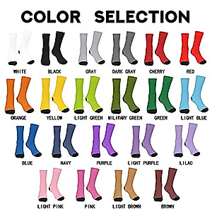 M YESCUSTOM Custom Dog Face Socks for Men Women, Personalized Pet Photo Socks, Unisex Dog Cat Paws Bones Crew Socks with Picture