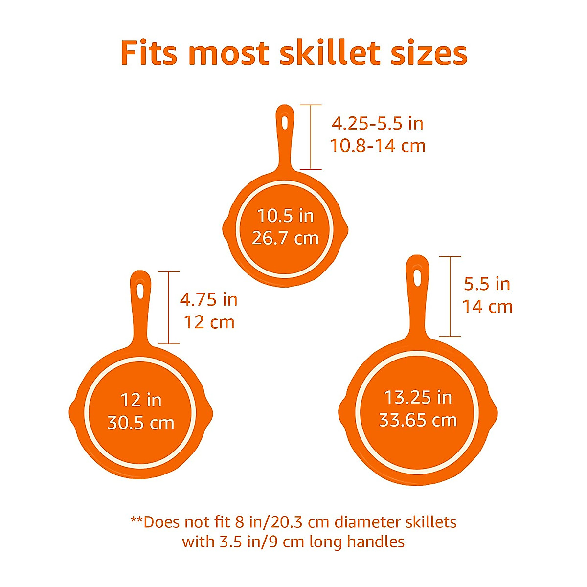 Amazon Basics Silicone Hot Skillet Handle Cover Holder, Red