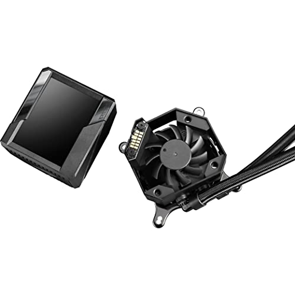 ASUS ROG Ryujin II 240 RGB all-in-one liquid CPU cooler 240mm Radiator (3.5"color LCD, embedded pump fan and 2xNoctua iPPC 2000 PWM 120mm radiator fans, compatible with Intel LGA1700,1200 &AM4 socket)
