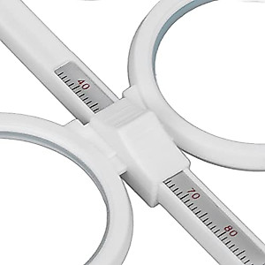 Optical Flipper Plastic Adjustable Optometry Flip Lens Instrument with Vision Test Card, for Myopia, Amblyopia, Astigmatism, Hyperopia(±100)