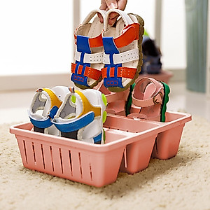 Shoe Rack Tray,Multi-Functional Shoe Tray, 2pcs Multi-functional Sneaker Storage Rack, Vertical Shoe Shelf Organizer, Spacious Shoe Holder Box, Space Saving Closet Shoe Rack For Closet Entrance Hall