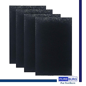 PUREBURG HPA100 True HEPA Replacement Filter Set Compatible with Honeywell HPA090 HPA094 HPA100 HPA104 HPA105 HPA106 Console Series Air Purifiers, Part Number HRF-R1 HRF-AP1 HRF-ARVP100