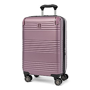 Travelpro Roundtrip Hardside Expandable Luggage, TSA Lock, 8 Spinner Wheels, Hard Shell Polycarbonate Suitcase, Ash Lilac, 2-Piece Set (21/25)