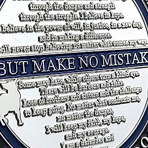 Thin Blue Line Police Officer Challenge Coin - I Got Your Six