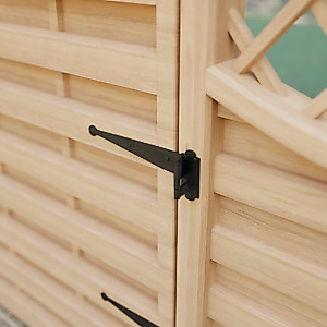 Renovators Supply Manufacturing Black Offset Strap Lift Off Pintle Hinge 11.75" Long Offset Wrought Iron Pin Hinges for Shutter Doors Or Gates Antique Exterior Window Gate Hinges Hardware Pack of 4