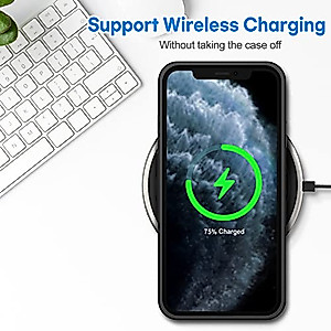 Hython Case for iPhone 11 Pro Max Case Leopard, Matte Black Cheetah Print Pattern Design [Not Rub Off], Cute Aesthetic Slim Soft Flexible TPU Shockproof Protective Phone Case Cover for Women Men