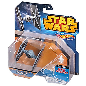 Hot Wheels Star Wars Starship Blue TIE Fighter Vehicle