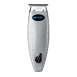 Andis – ORL, Professional Corded/Cordless Hair & Beard Trimmer - Deep Tooth T-Outliner GTX Blade Clipper, Zero Gapped, Close Cutting, LED Light - for Men Beard, Moustache, Ear, Body Grooming – White