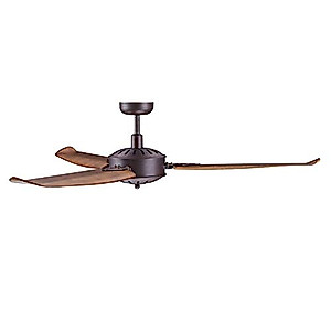 Lucci Air 21101701 Carolina Ceiling Fan 56 Inch, Oil Rubbed Bronze with Dark Koa Blades