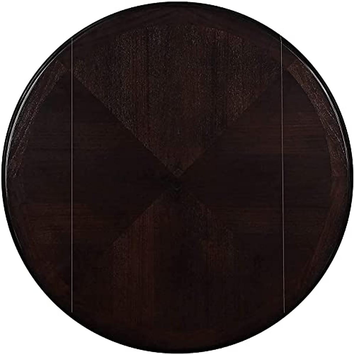 New Classic Furniture Gia Drop Leaf Dining Table with Two Chairs, 42", Ebony,EC-SOVKYDYFFO