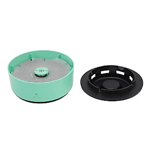 Smart Ashtray, Smokeless Ashtray Low Noise Compact with Aromatherapy Tablet for Office (Green and Black)