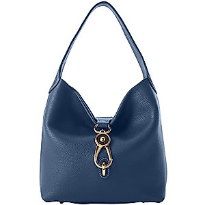 Dooney & Bourke Pebble Grain Small Logo Lock Sac Shoulder Bag