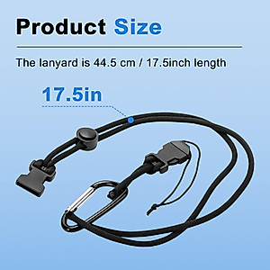 Shuisen 2390800 Remote Trolling Motor Lanyard with Carabineer Compatible with Minn Kota I-Pilot Remote I-Pilot 1.6/3.0 Replacement for Ipilot Link Remote