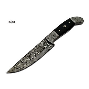 PAL 2000 KNIVES BOW-6015 Handmade Damascus Steel Knife with Sheath