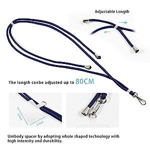 Shantime Infinix S4 X626 Case + Universal Mobile Phone Lanyards, Neck/Crossbody Soft Strap Silicone TPU Cover Bumper Shell for Infinix S4 X626 (6.2”)