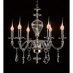 GOOTHY Silicone Dipped Flicker Flame Candle Light Bulbs, 1W Christmas Replacement Bulbs for Electric Window Candles Lamps Chandeliers Outdoor String Lights, C7/E12 Candelabra Base, 120 Volt-12 Pack