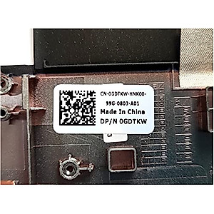 NODRLIN New 0GDTKW GDTKW Palmrest Upper Lid Keyboard Cover for Dell Latitude E7480 E7490
