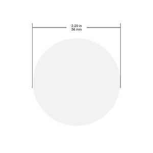 db11 FunChem Quantitative Filter Paper Circles, 56 mm Diameter Cellulose Lab Filter Paper, 20 Micron, Medium Filtration Speed, Pack of 100