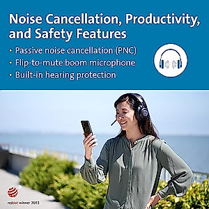 Kensington H3000 Bluetooth Over-Ear Headset, Black