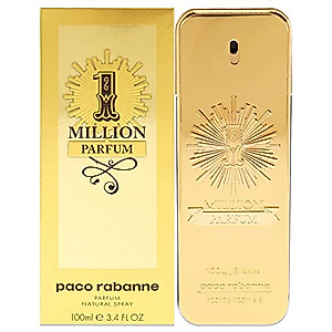 Paco Rabanne 1 Million Parfum Men Parfum Spray 3.4 oz