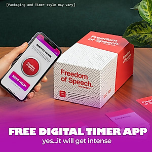 QUOKKA Freedom of Speech Card Board Game - Adult Edition - Fast-Paced | Guess The Word | Easy to Play - Party Game for Game Night