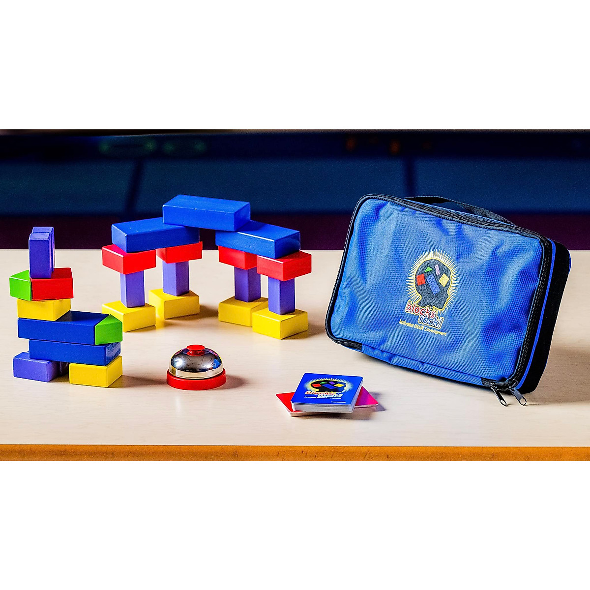 Blocks Rock! A STEM Toy and Educational Game for Competitive Structured Block Play, Ages 4+