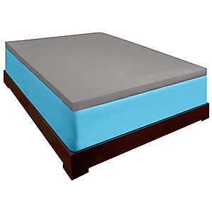 American DreamDNA 4lb Queen Size 3" Made Visco Elastic Memory Foam Mattress Topper
